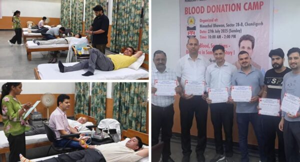 HPTDC Initiative: Blood Donation Camp Held at Himachal Bhawan ...